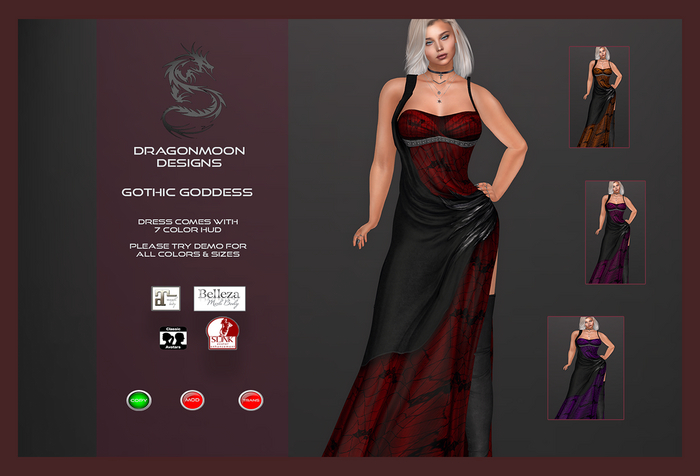 Second Life Marketplace - [DD] Gothic Goddess